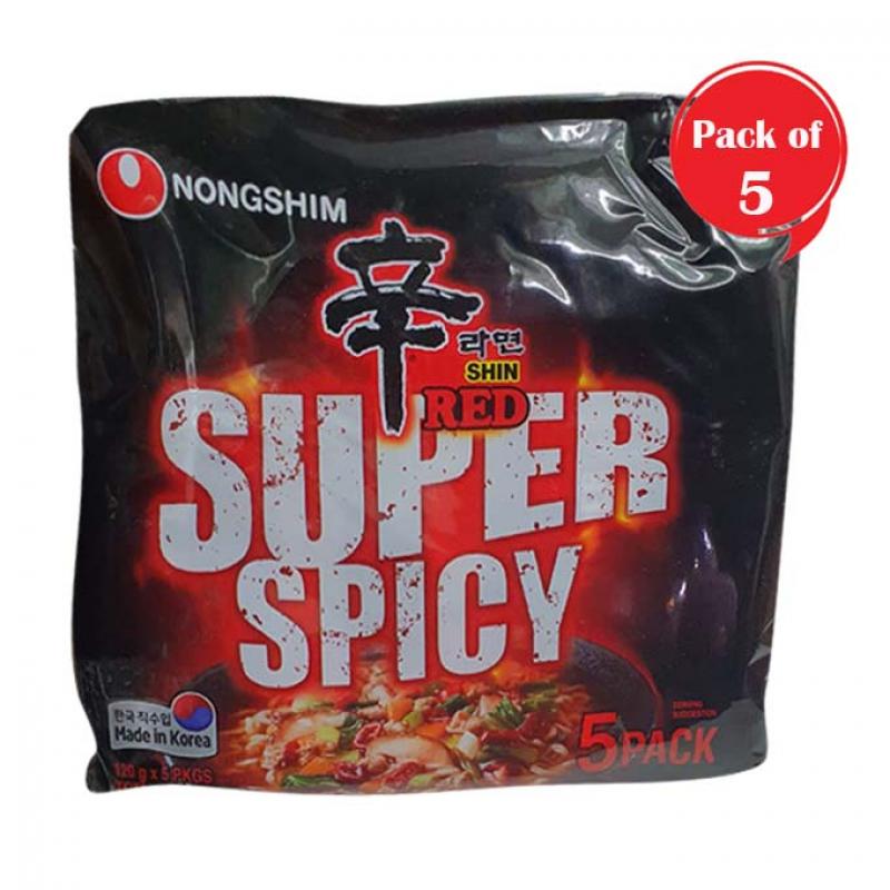 辛辣面超辣5包装_方便面袋装_方便速食_莱斯特韩品超市